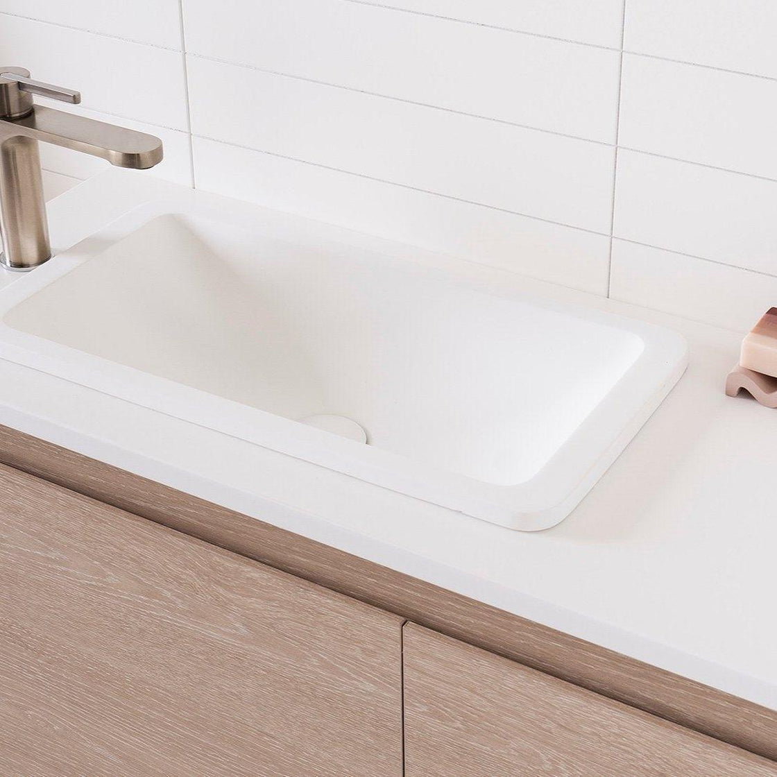 ADP Hope Solid Surface Inset/ Under Counter Basin-Matte White | Ideal ...