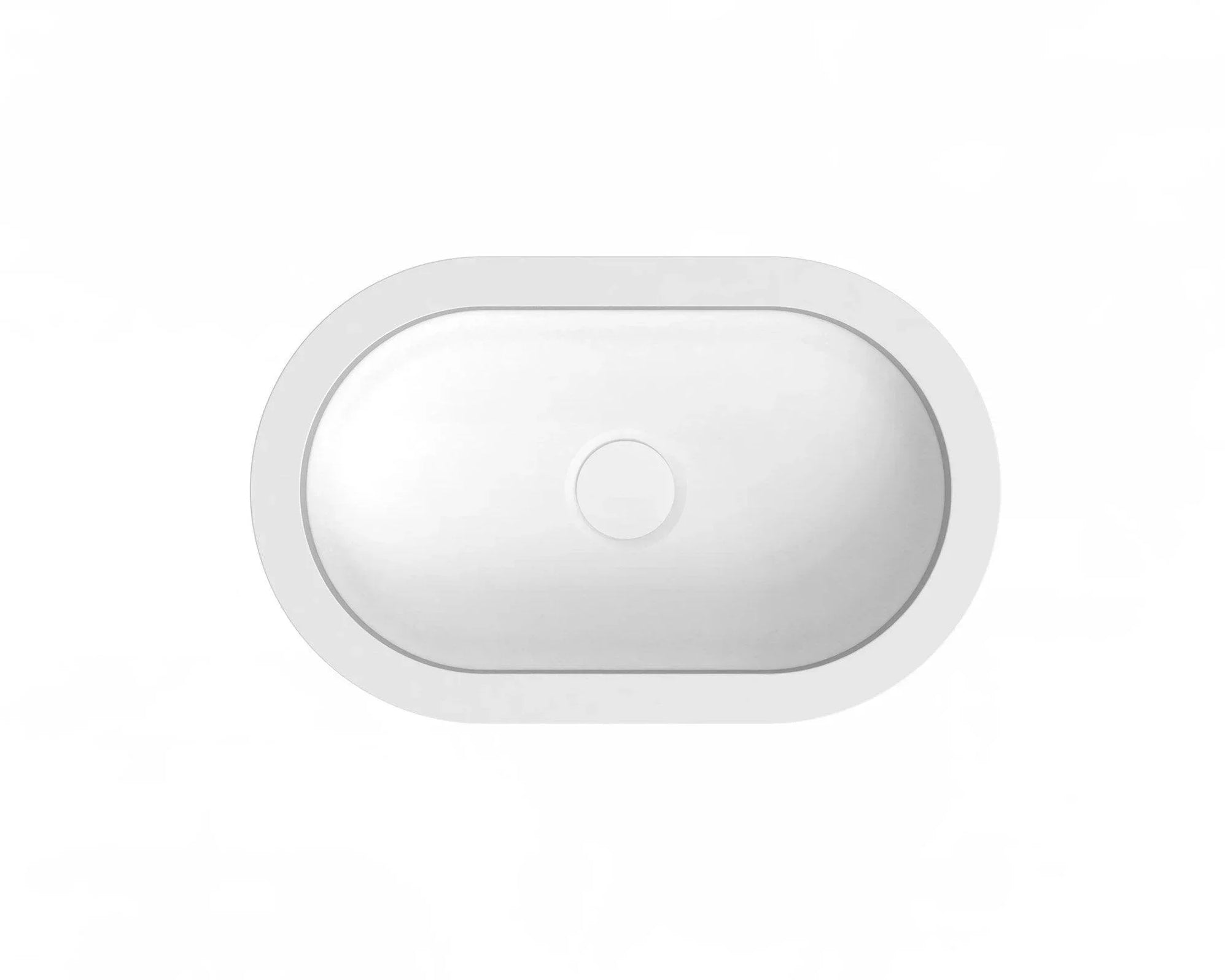 ADP Isla Solid Surface Inset/ Under Counter Basin-Gloss White | Ideal ...