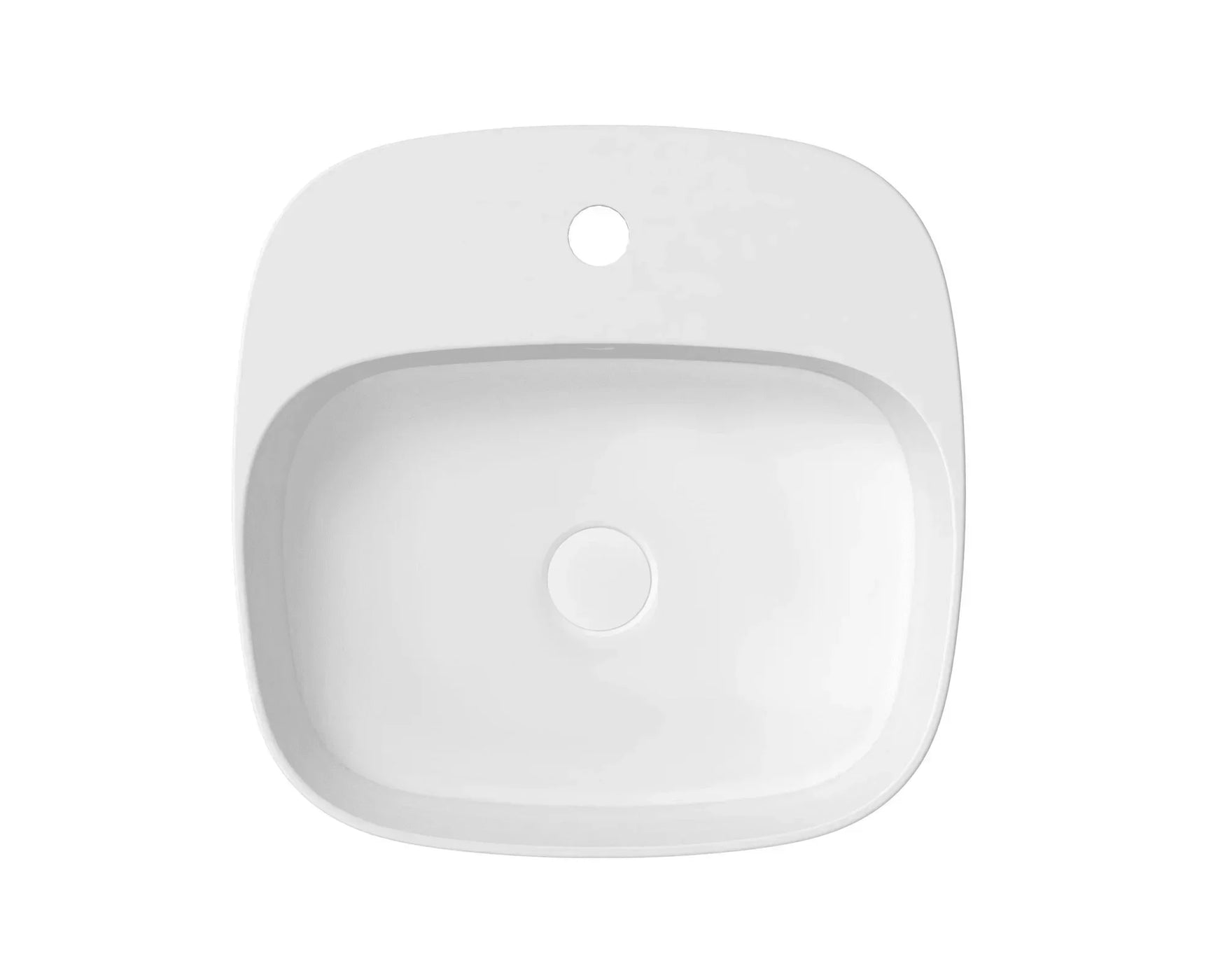 ADP Jill Ceramic Above Counter Basin-Matte White | Ideal Bathroom Centre