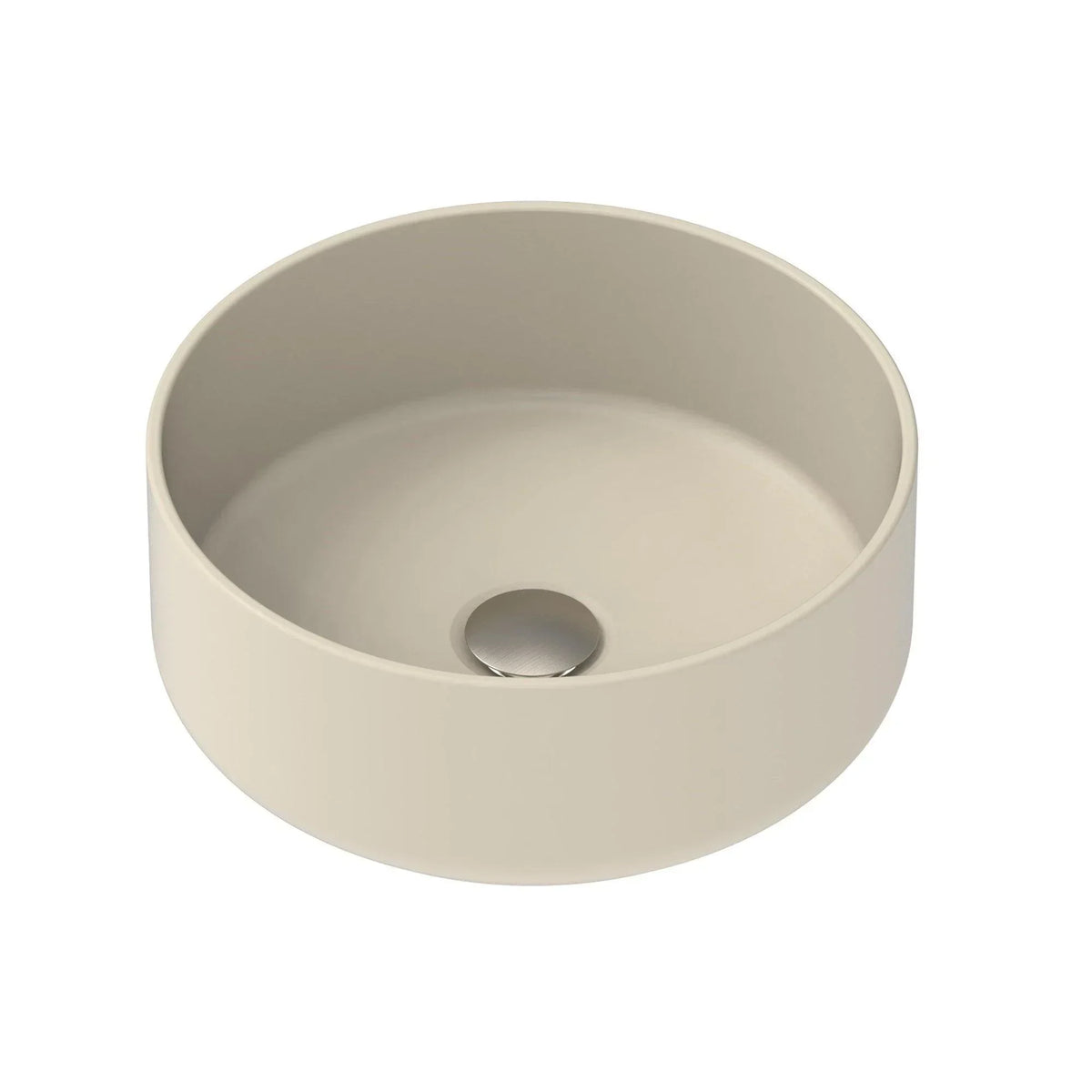 ADP Margot Ceramic Above Counter Basin-Matte Ivory | Ideal Bathroom Centre