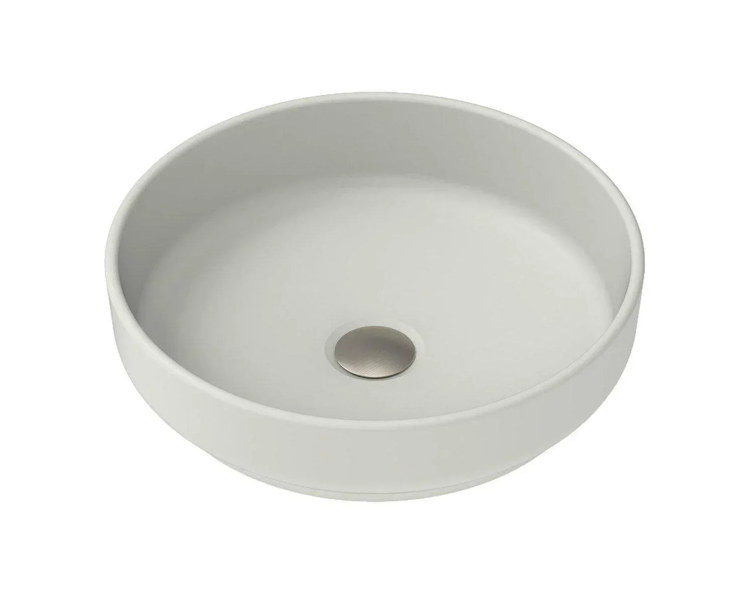 ADP Monroe Ceramic Above Counter Basin-Matte Concrete | Ideal Bathroom ...