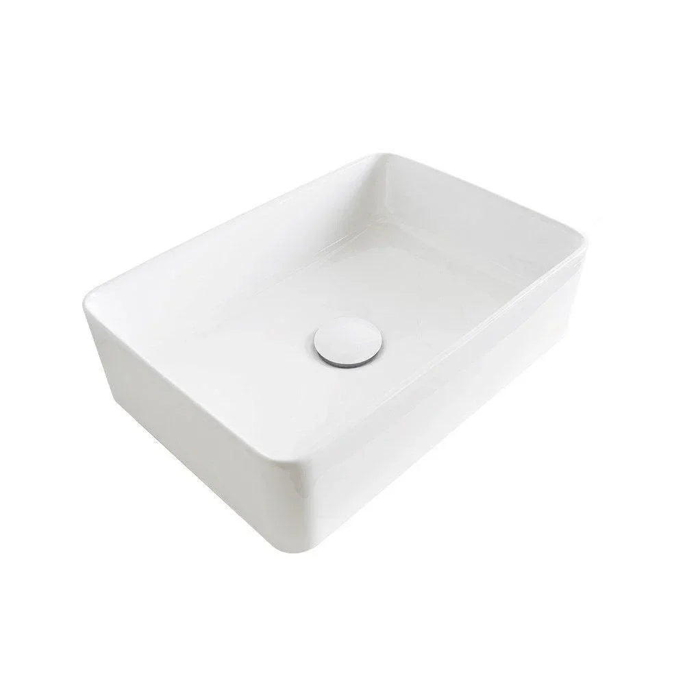 ADP Selma Ceramic Above Counter Basin-Gloss White | Ideal Bathroom Centre