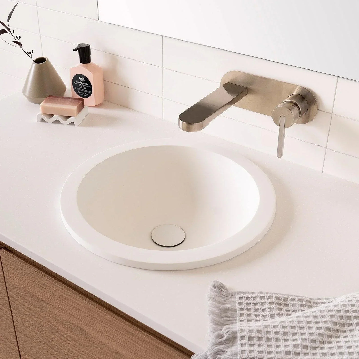 ADP Unity Solid Surface Inset/ Under Counter Basin-Matte White | Ideal ...