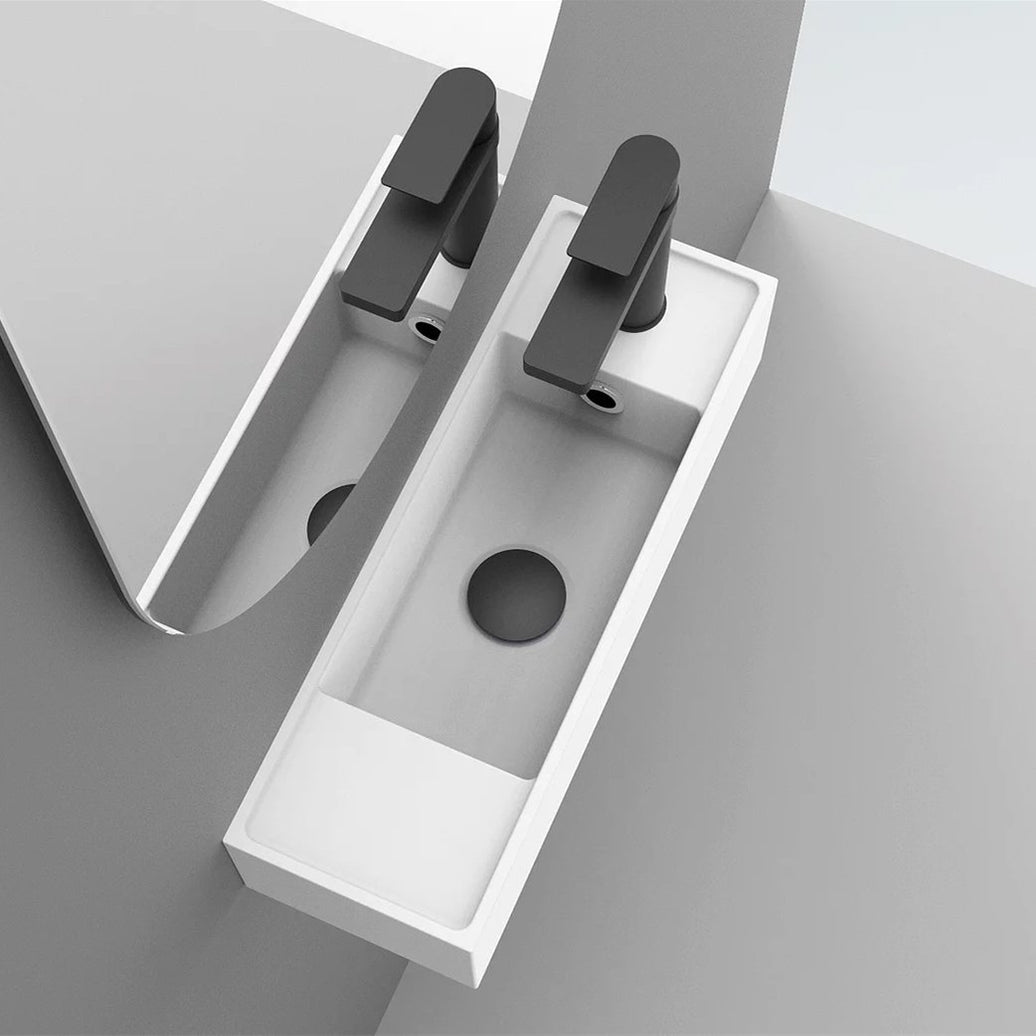 ADP Eon Solid Surface Wall Hung Basin — Ideal Bathroom Centre