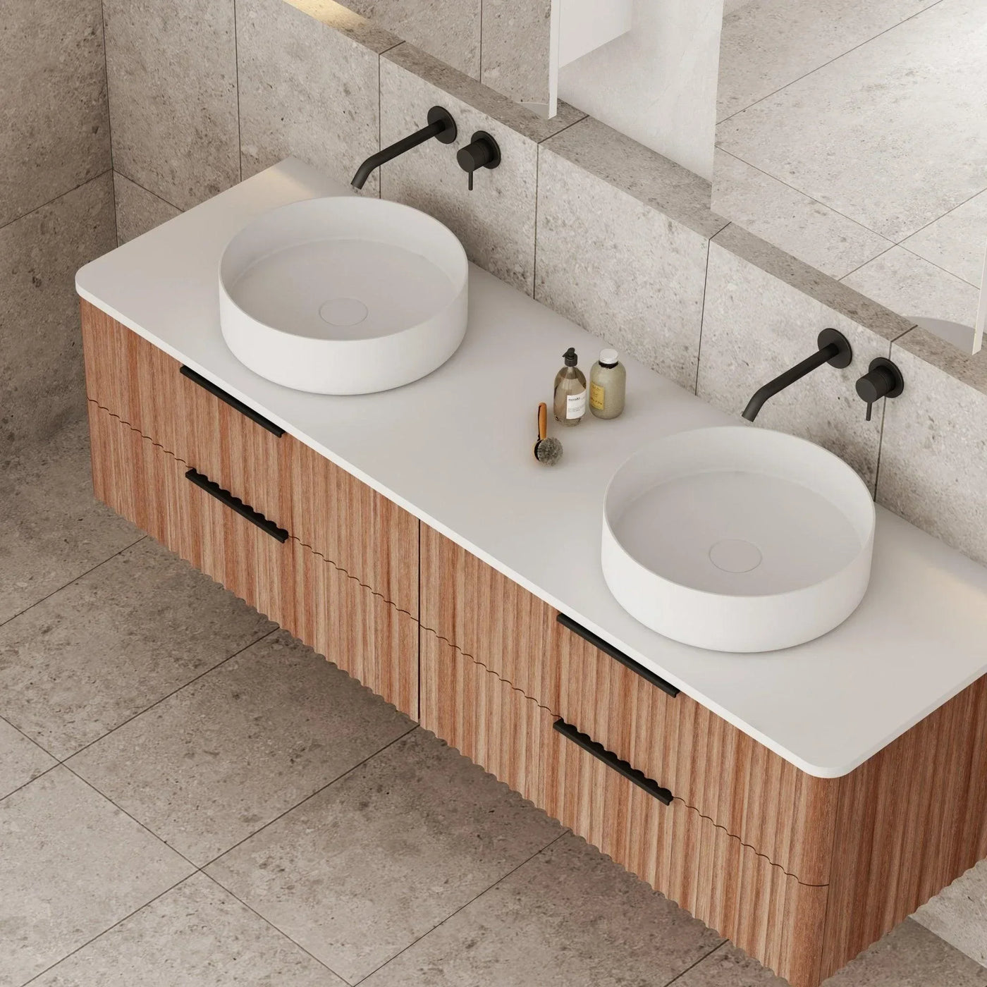 Cassa Design Gravity Curved Wall Hung Vanity — Ideal Bathroom Centre