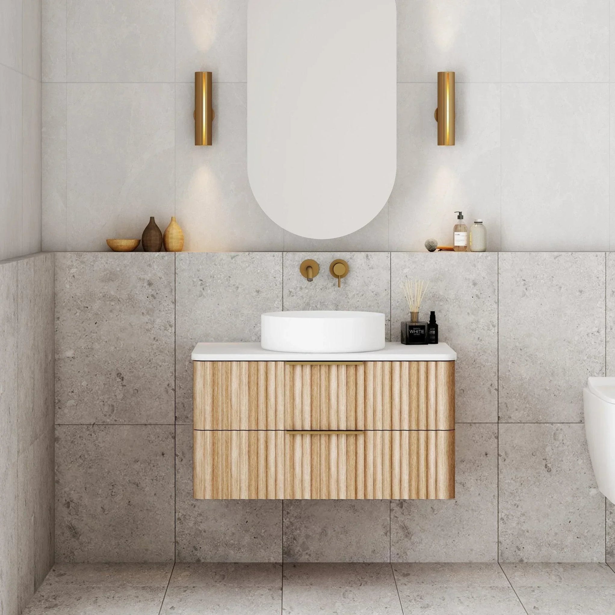 Cassa Design Gravity Curved Wall Hung Vanity — Ideal Bathroom Centre