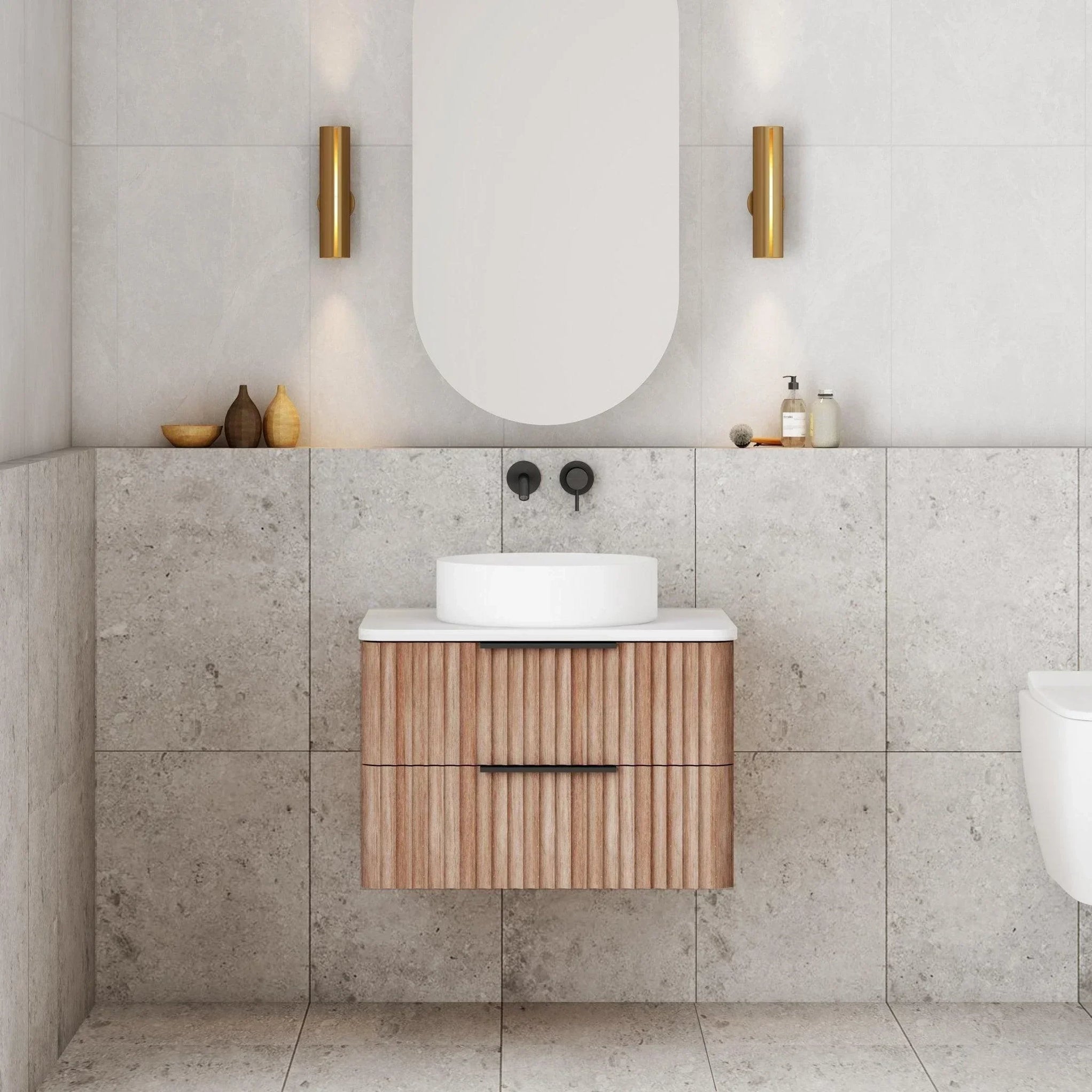 Cassa Design Gravity Curved Wall Hung Vanity | Ideal Bathroom Centre