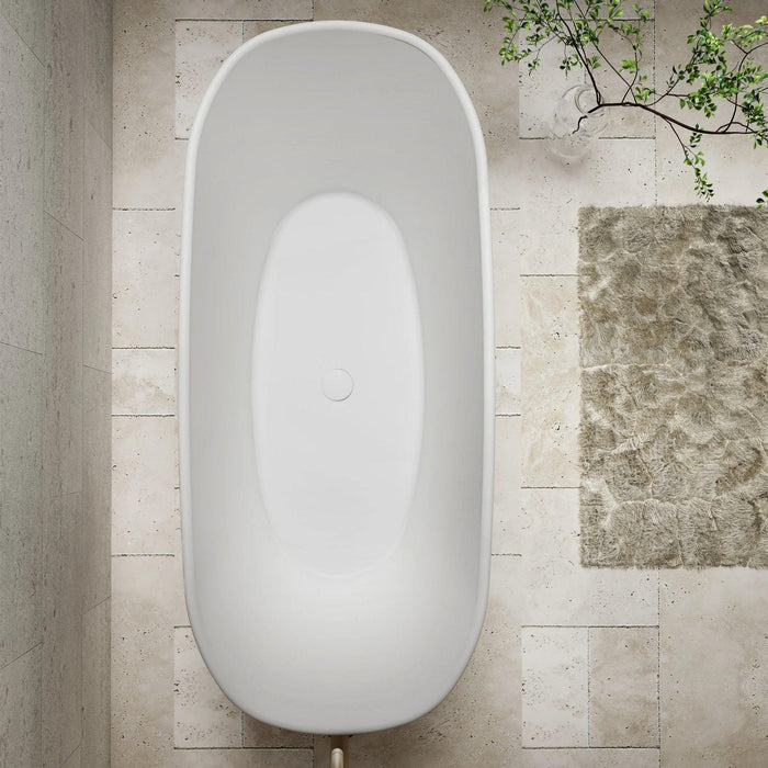Cassa Design Hampton Freestanding Bath-Matte White | Ideal Bathroom Centre