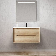Otti Byron 900mm Vanity Natural Oak — Ideal Bathroom Centre