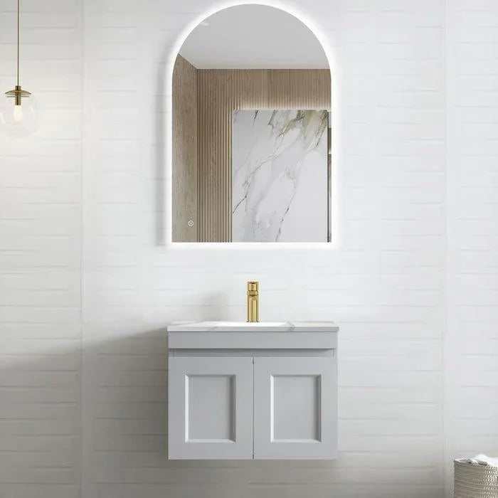 Otti Hampton Mark II 600mm Wall Hung Vanity with Stone Top — Ideal ...