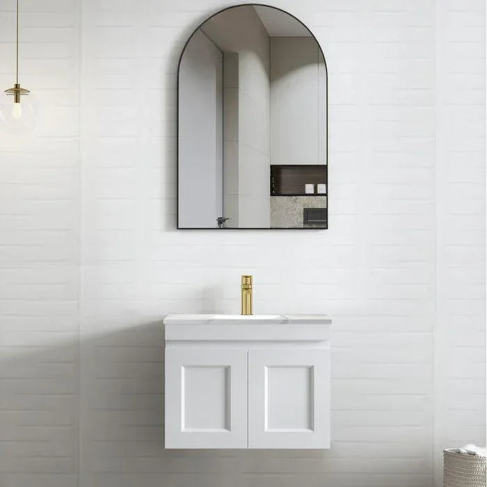 Otti Hampton Mark II 600mm Wall Hung Vanity with Stone Top — Ideal ...