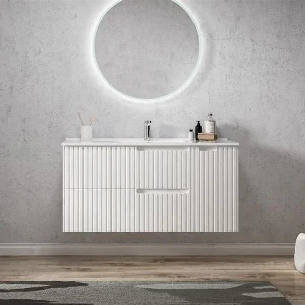 Otti Noosa 1200mm Vanity Matte White | Ideal Bathroom Centre